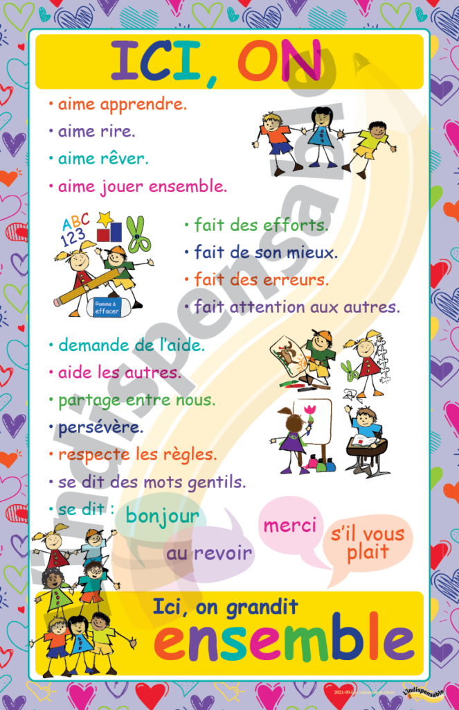 Les valeurs de la classe – L'Indispensable