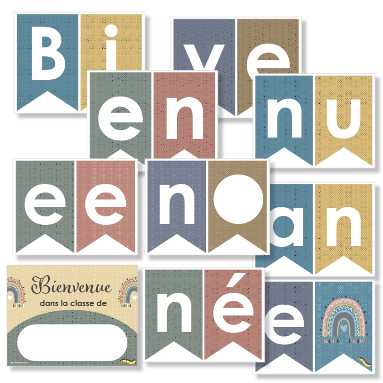 Bannière de bienvenue – Couleurs terre – L'Indispensable